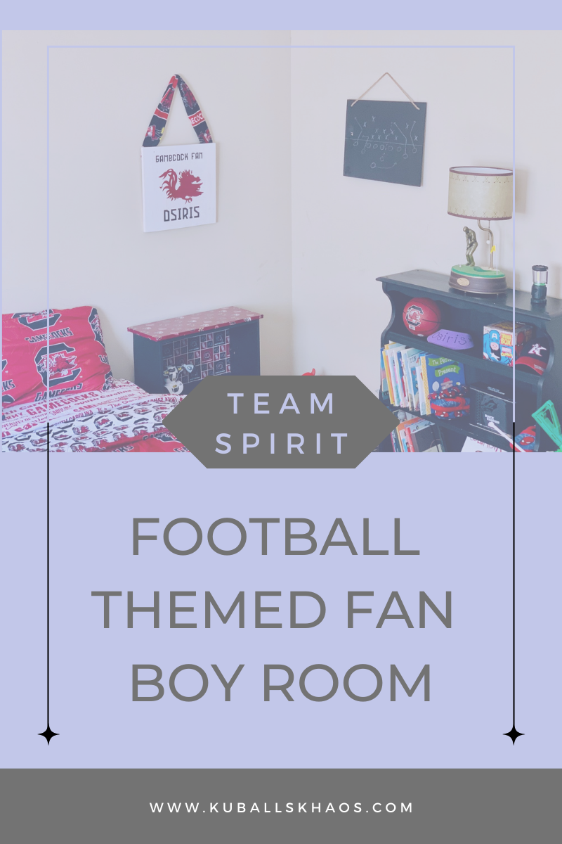 Team Spirit: Functional Football Themed Boy Room